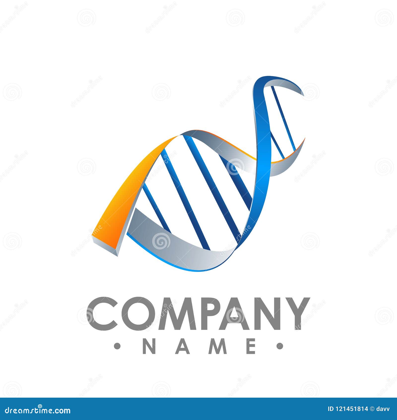 DNA Sequence Light 3d Flat Vector Illustration Art. Educational Stock ...