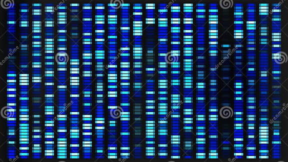 DNA Sequence Map with Genetic Data Pattern. Abstract Chromosome ...