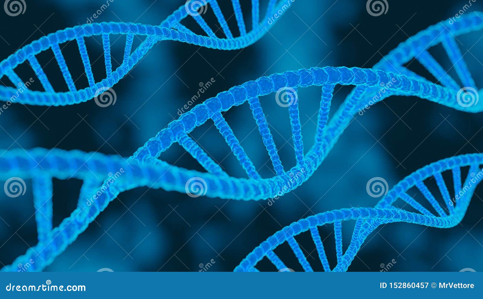 DNA Sequence. Molecules Structure Dna Code. Dna Helix Enlarged Model In ...