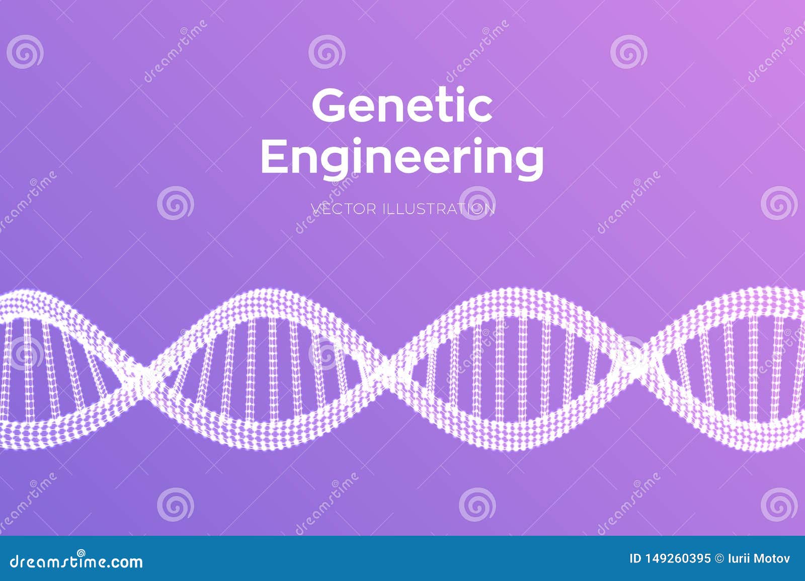 DNA Sequence. Wireframe DNA Molecules Structure Mesh. DNA Code Editable ...