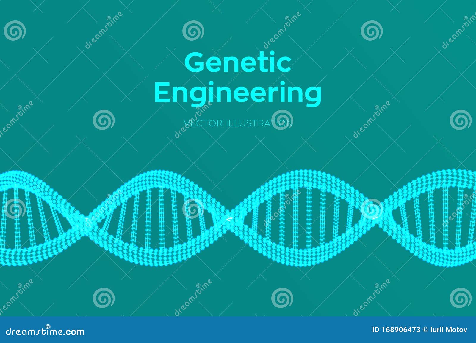 DNA Sequence. Wireframe DNA Molecules Structure Mesh. DNA Code Editable ...