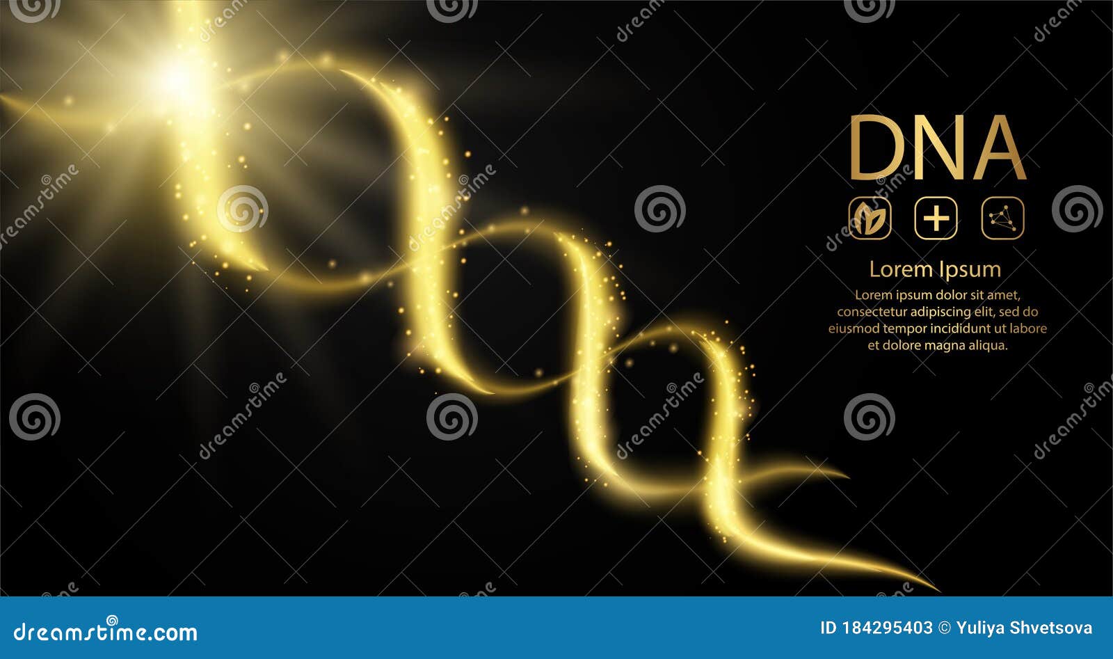 DNA Sequence. Wireframe DNA Molecules Structure. DNA Code Editable ...