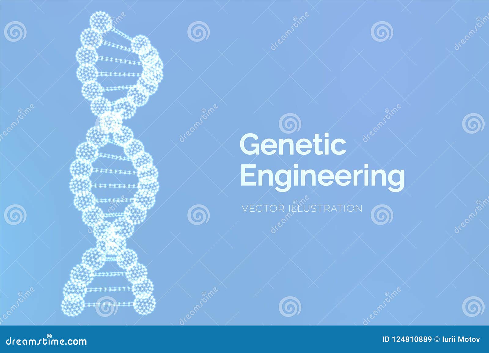 DNA Sequence. Wireframe DNA Molecules Structure Mesh. DNA Code Editable ...