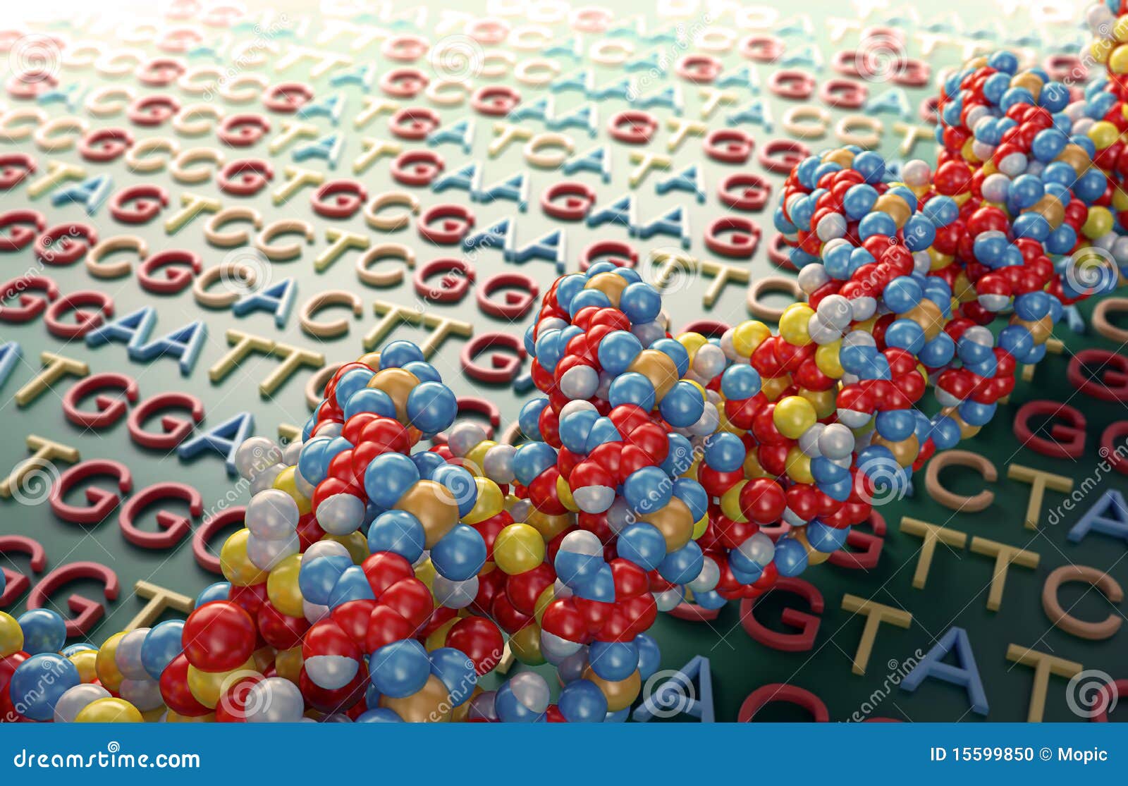 DNA sequencing concept stock illustration. Illustration of helix - 15599850