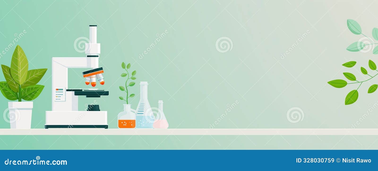 DNA Sequencing Machine, Biotechnology Innovation, Flat Design ...