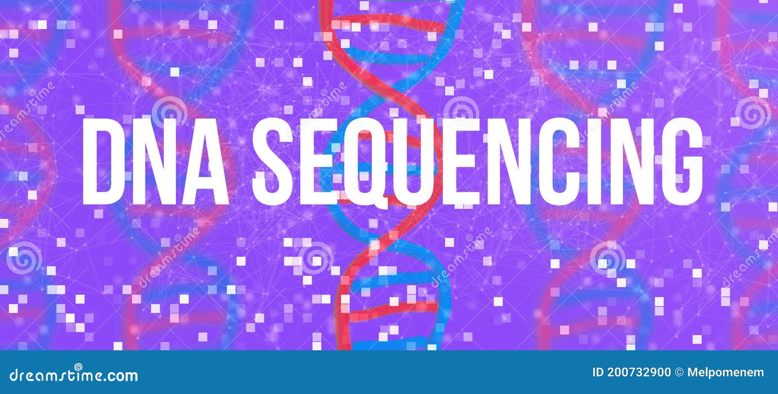 DNA Sequencing Theme With Cardboard Craft Drawings Royalty-Free Stock ...