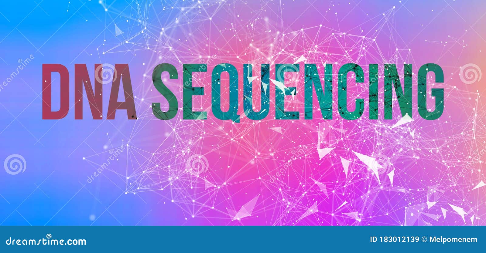 DNA Sequencing Theme With Cardboard Craft Drawings Royalty-Free Stock ...