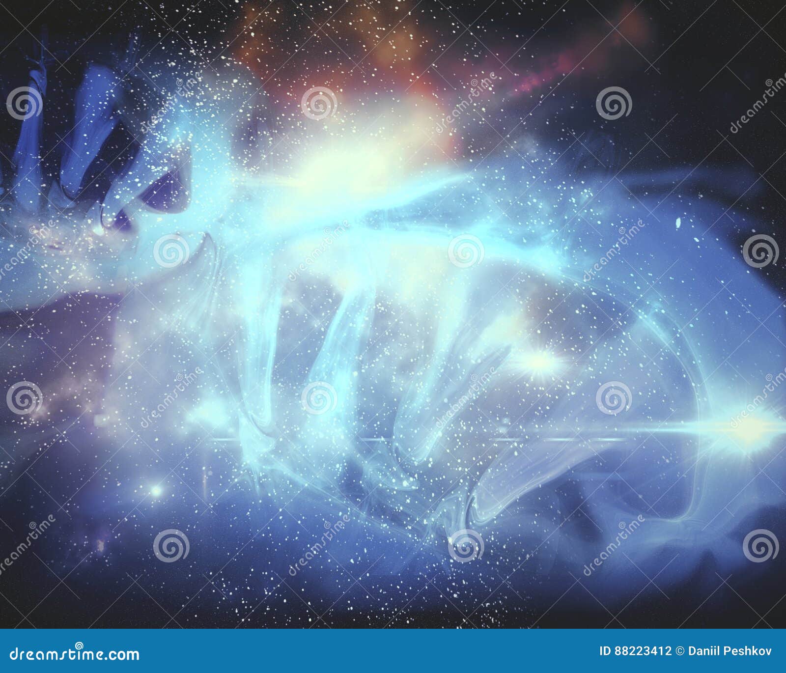 DNA in space stock illustration. Illustration of cells - 88223412