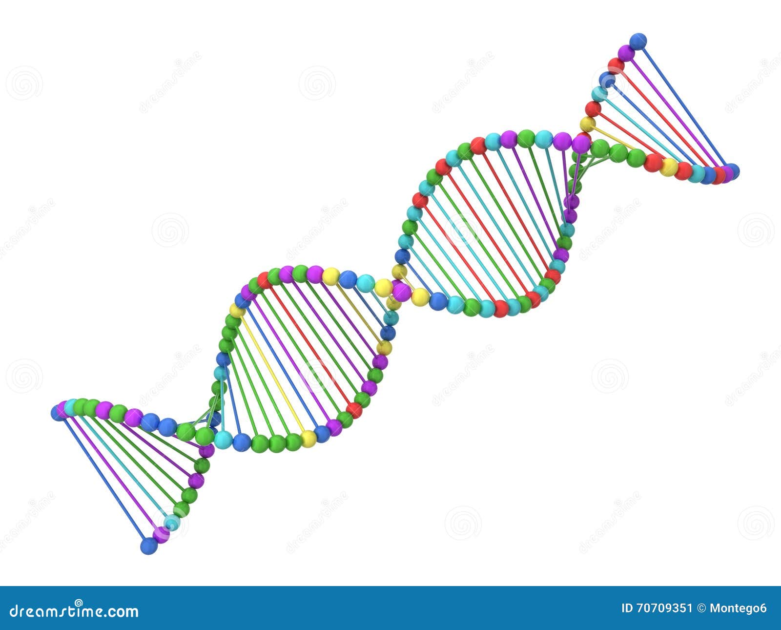 DNA-spiraal stock illustratie. Illustration of microbiologie - 70709351