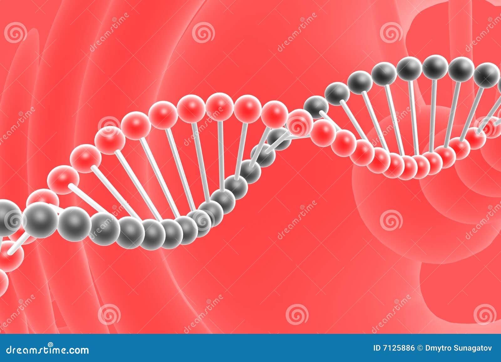 Dna spiral stock illustration. Illustration of microscopic - 7125886