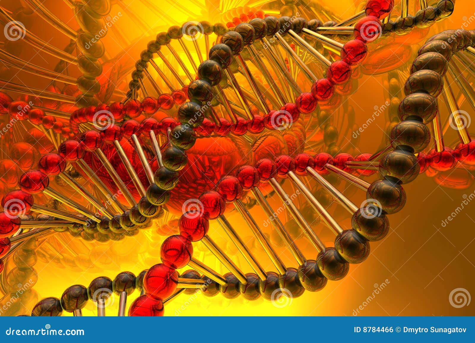 Dna spiral stock illustration. Illustration of molecular - 8784466