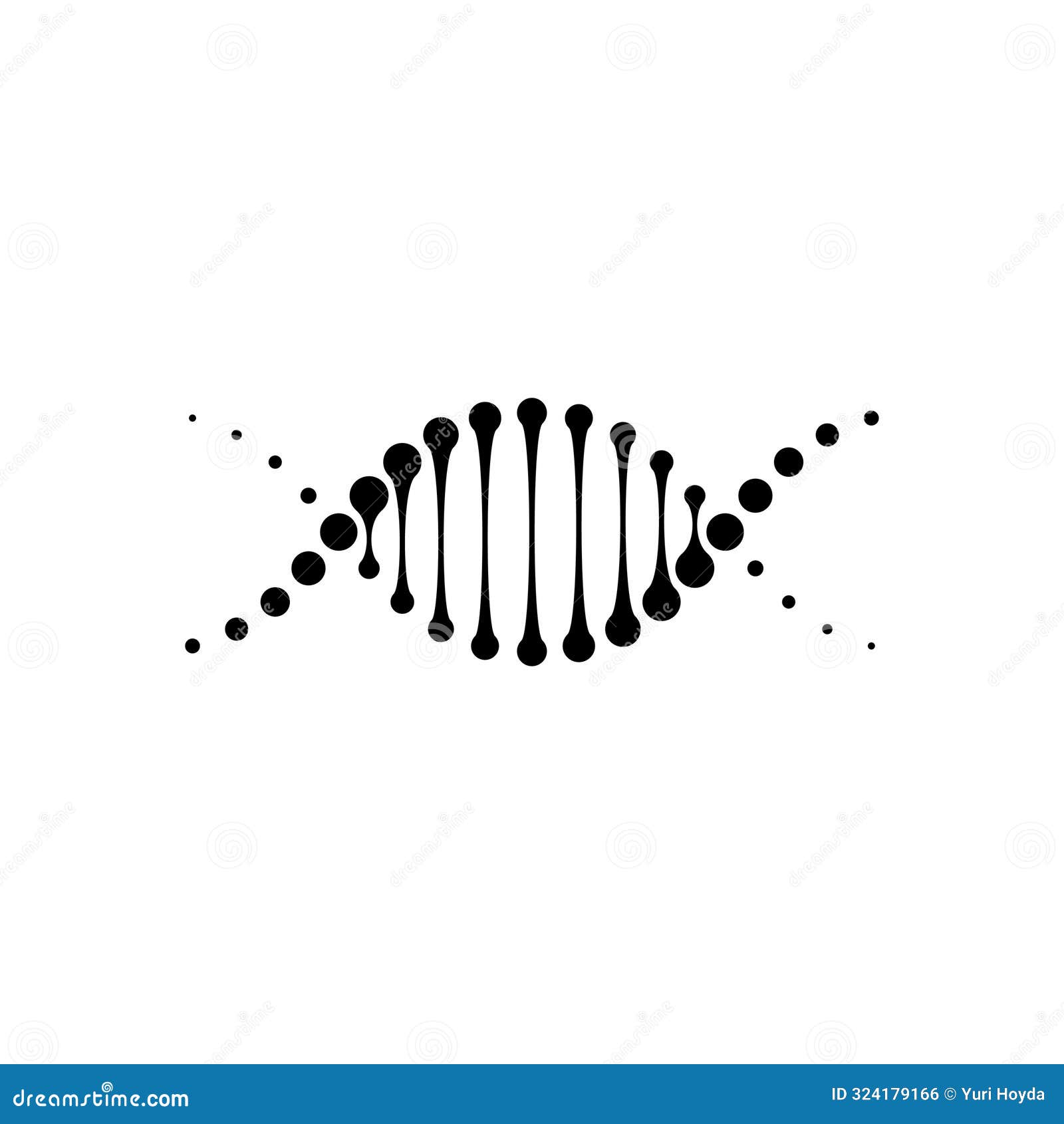 Dna Spiral Icon. Dna Molecule Helix Spiral. Medicine and Biotechnology ...