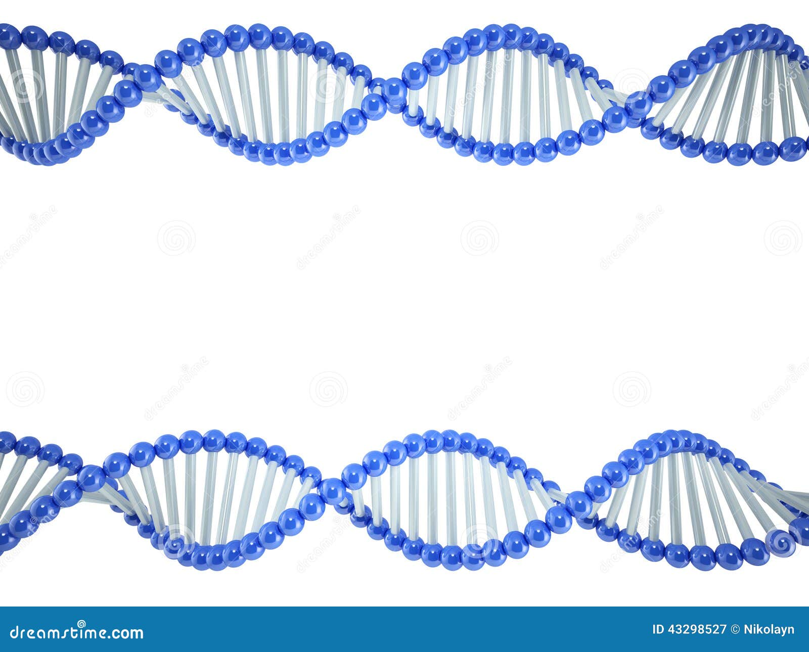 DNA spirals structure stock illustration. Illustration of isolated ...