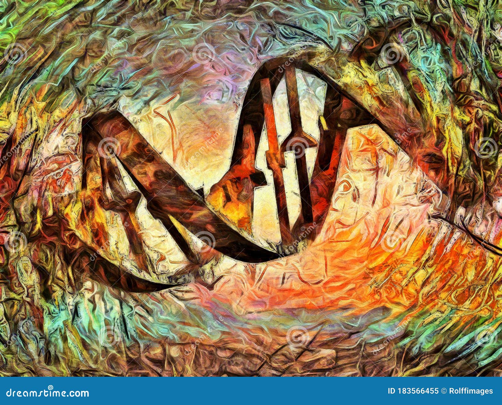 DNA Strand Artwork Royalty-Free Stock Photo | CartoonDealer.com #140410053