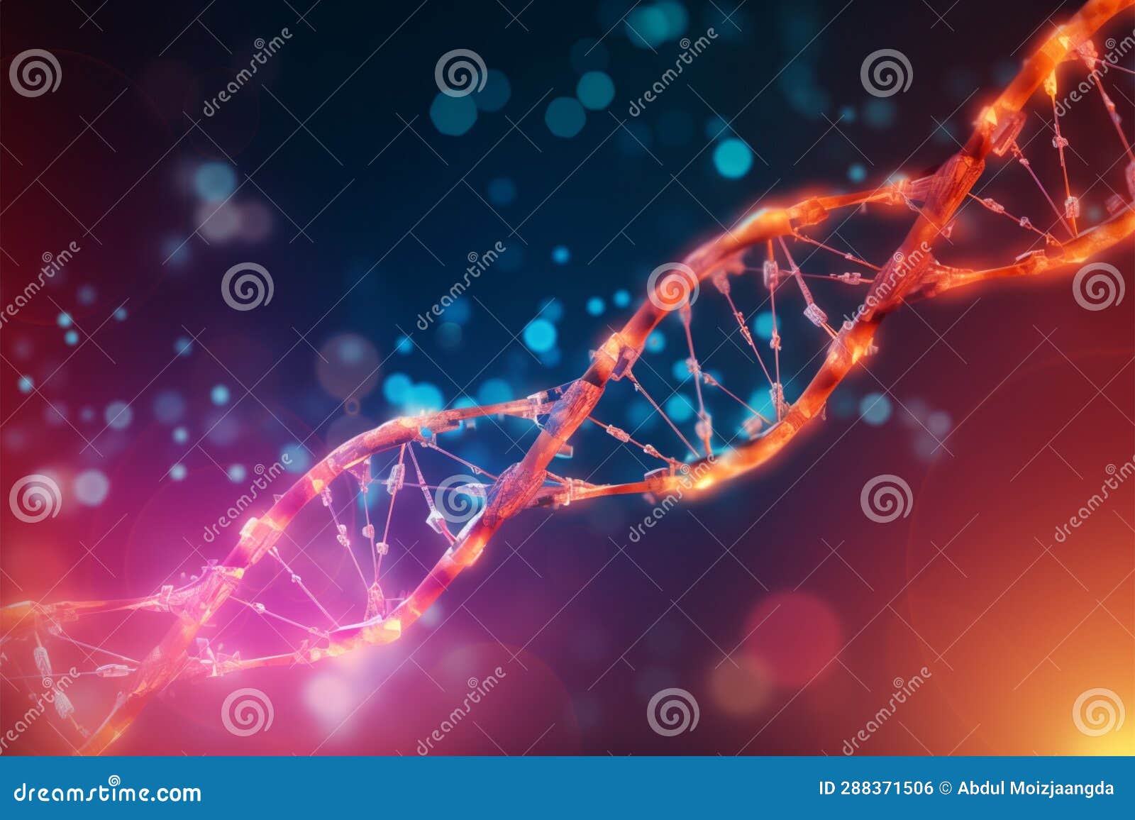 DNA Strand Backdrop, Bridging Genetic Engineering And Laboratory ...