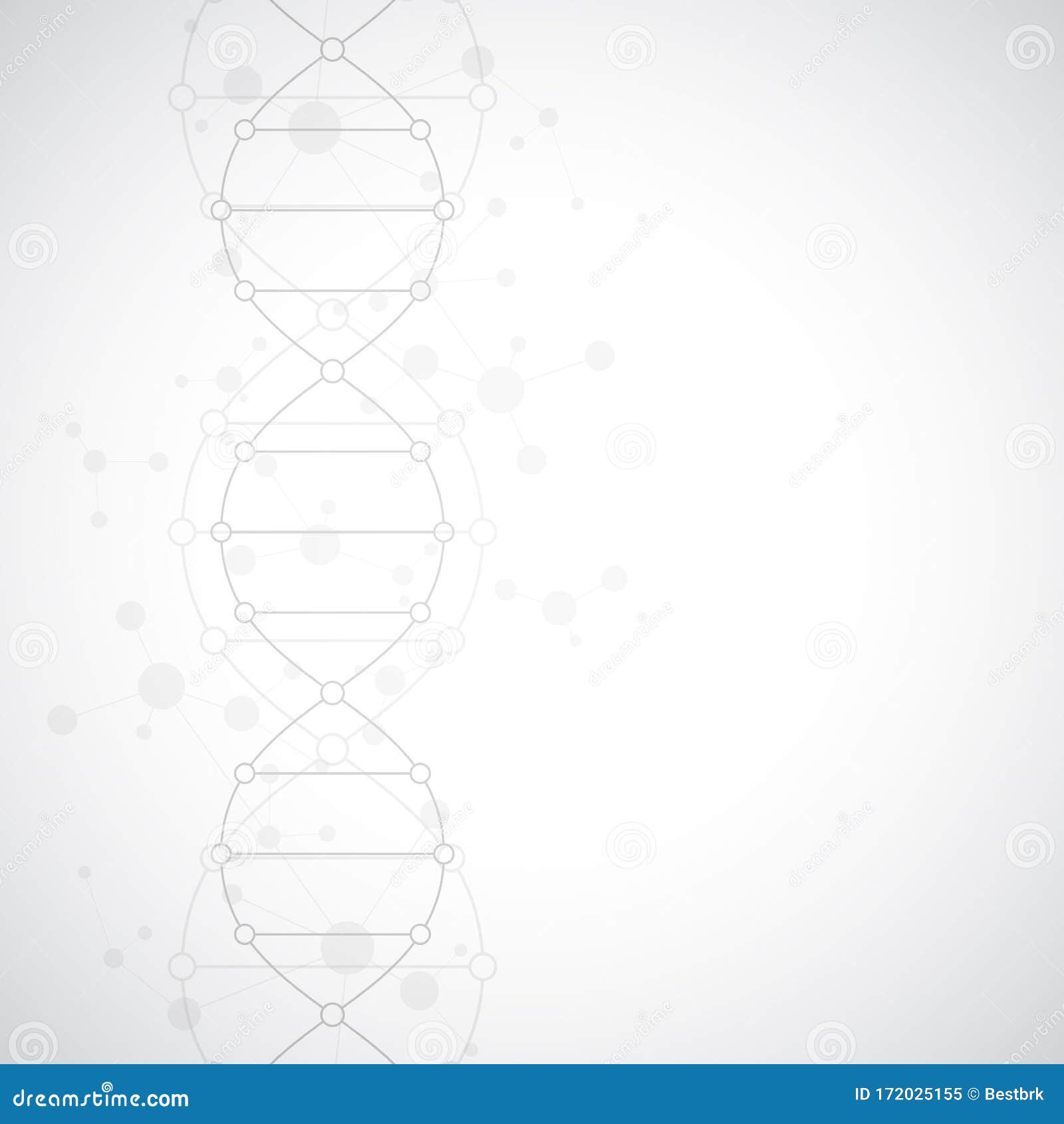 DNA Strand Background and Genetic Engineering or Laboratory Research ...