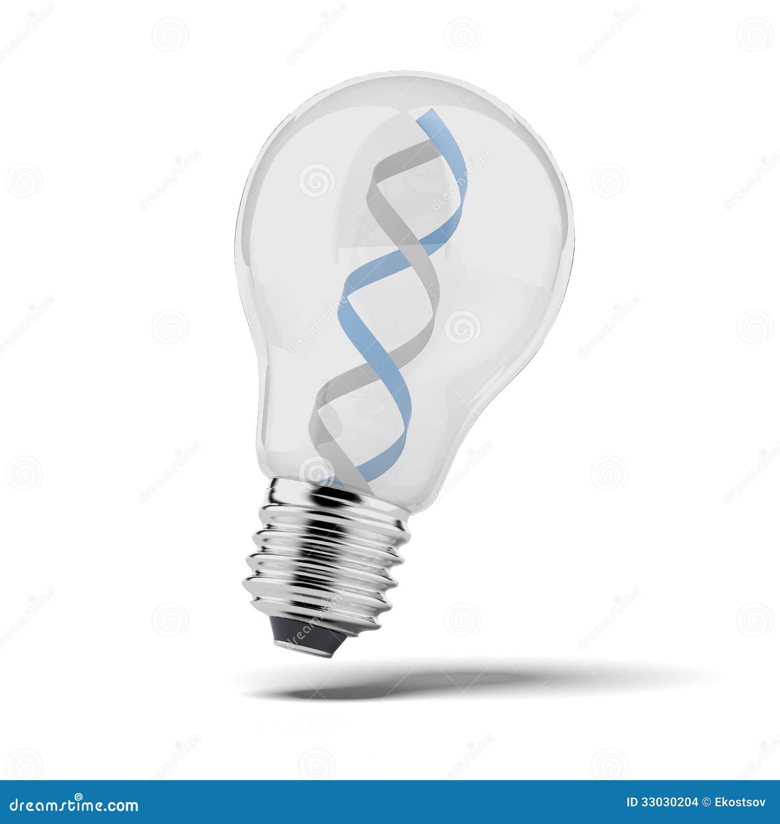 DNA strand in bulb stock illustration. Illustration of healthy - 33030204