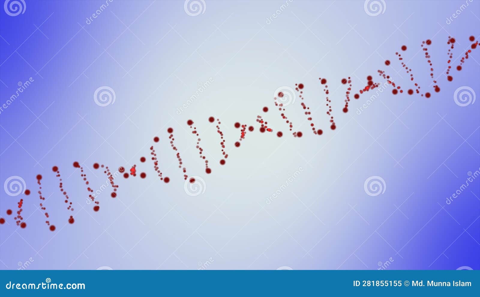 DNA Strand. Human Dna Structure Background Stock Illustration ...
