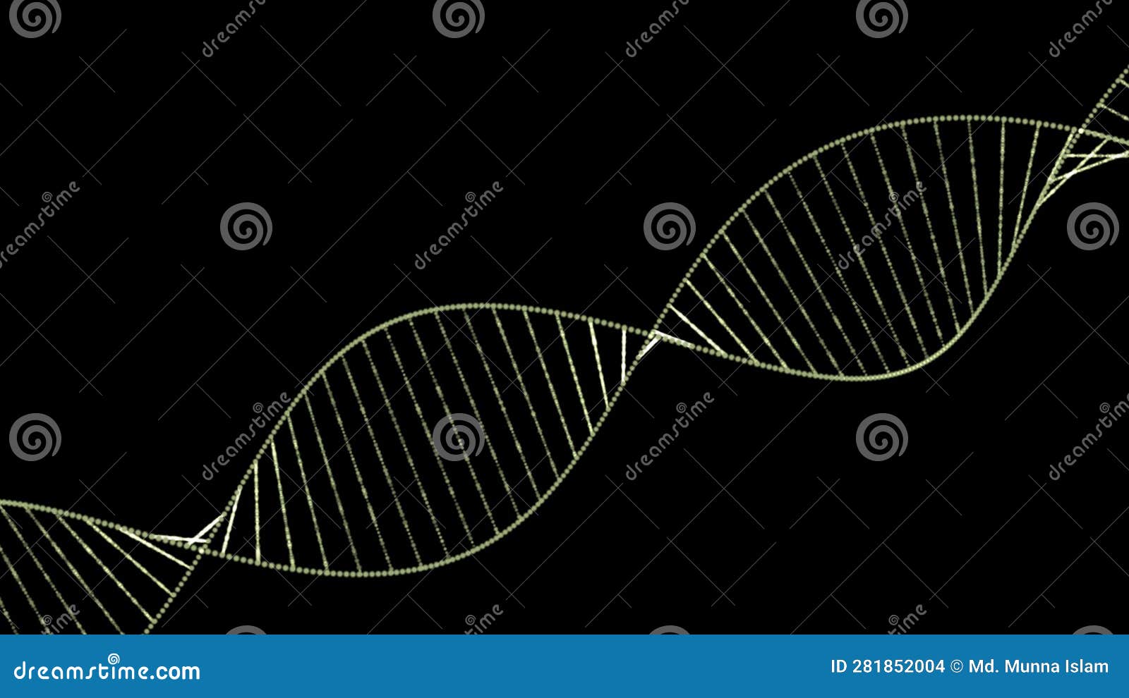 DNA Strand. Human Dna Structure Background Stock Illustration ...