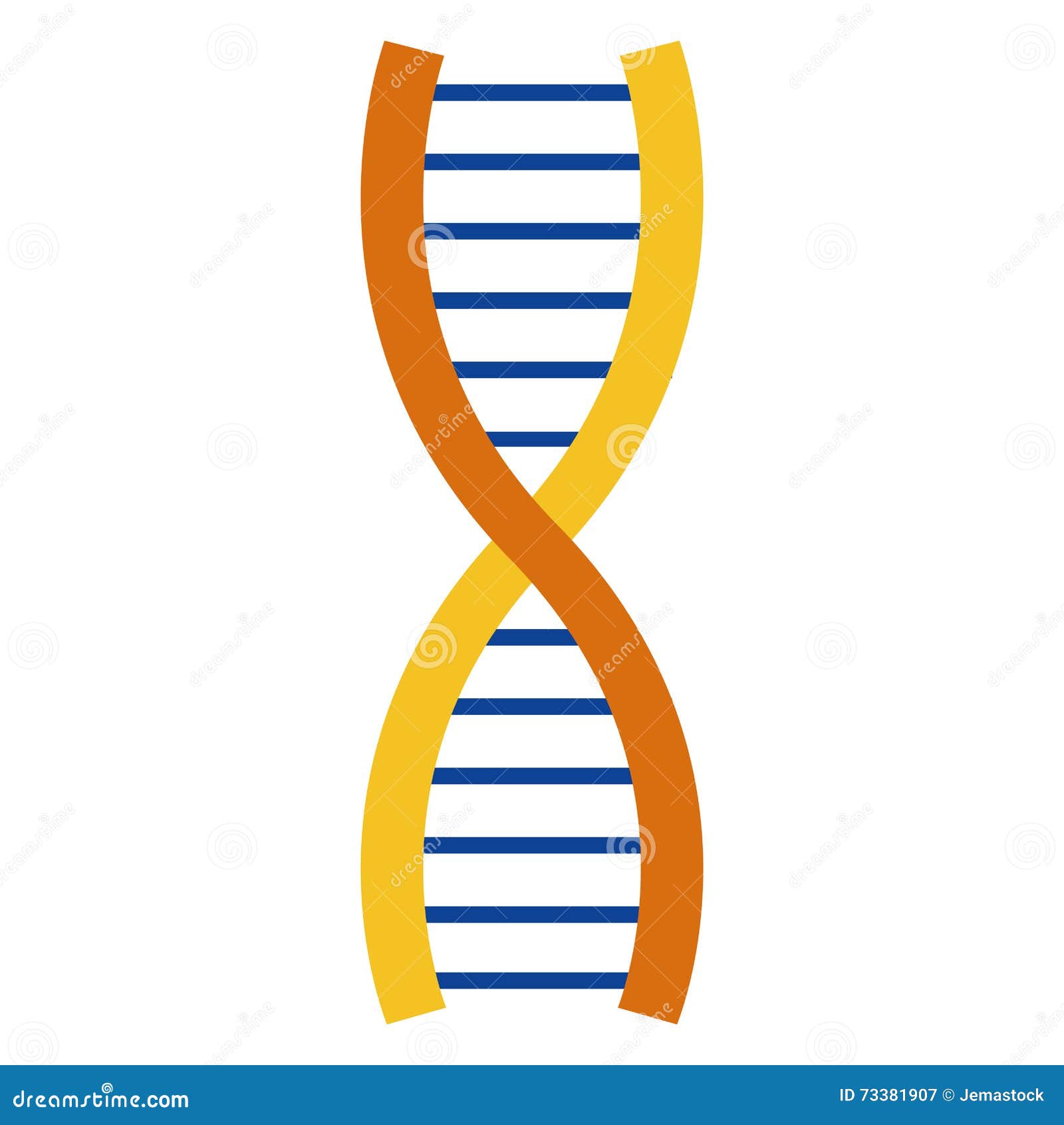 Dna Strand Icon In Different Style Vector Illustration. Two Colored And ...