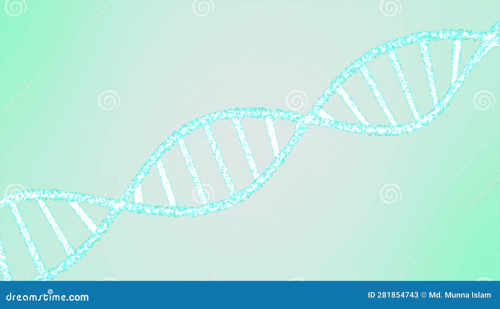 DNA Strand. Dna Isolated on Black Background. Colorful DNA Backdrop ...