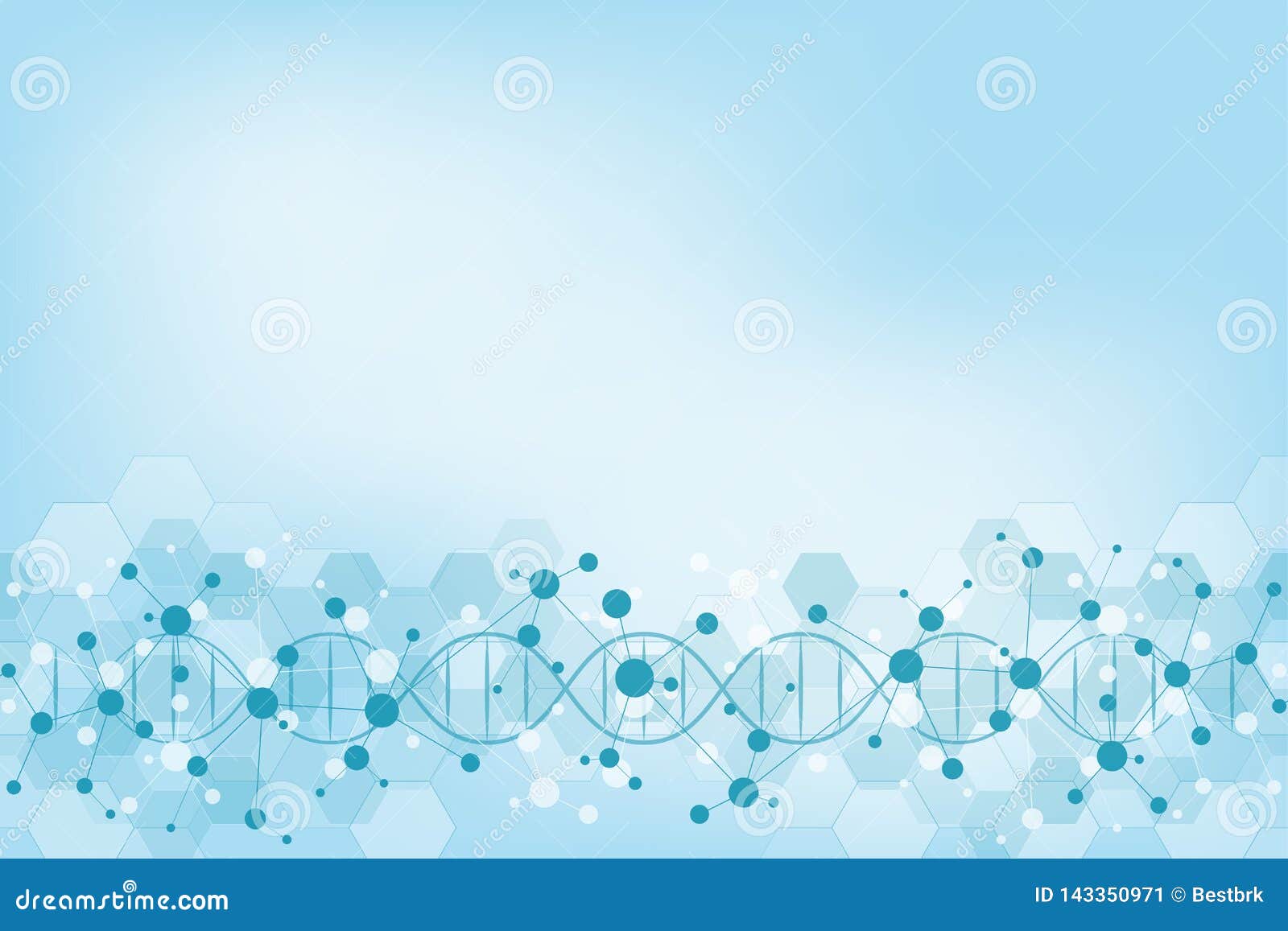 DNA Strand and Molecular Structure. Genetic Engineering or Laboratory ...