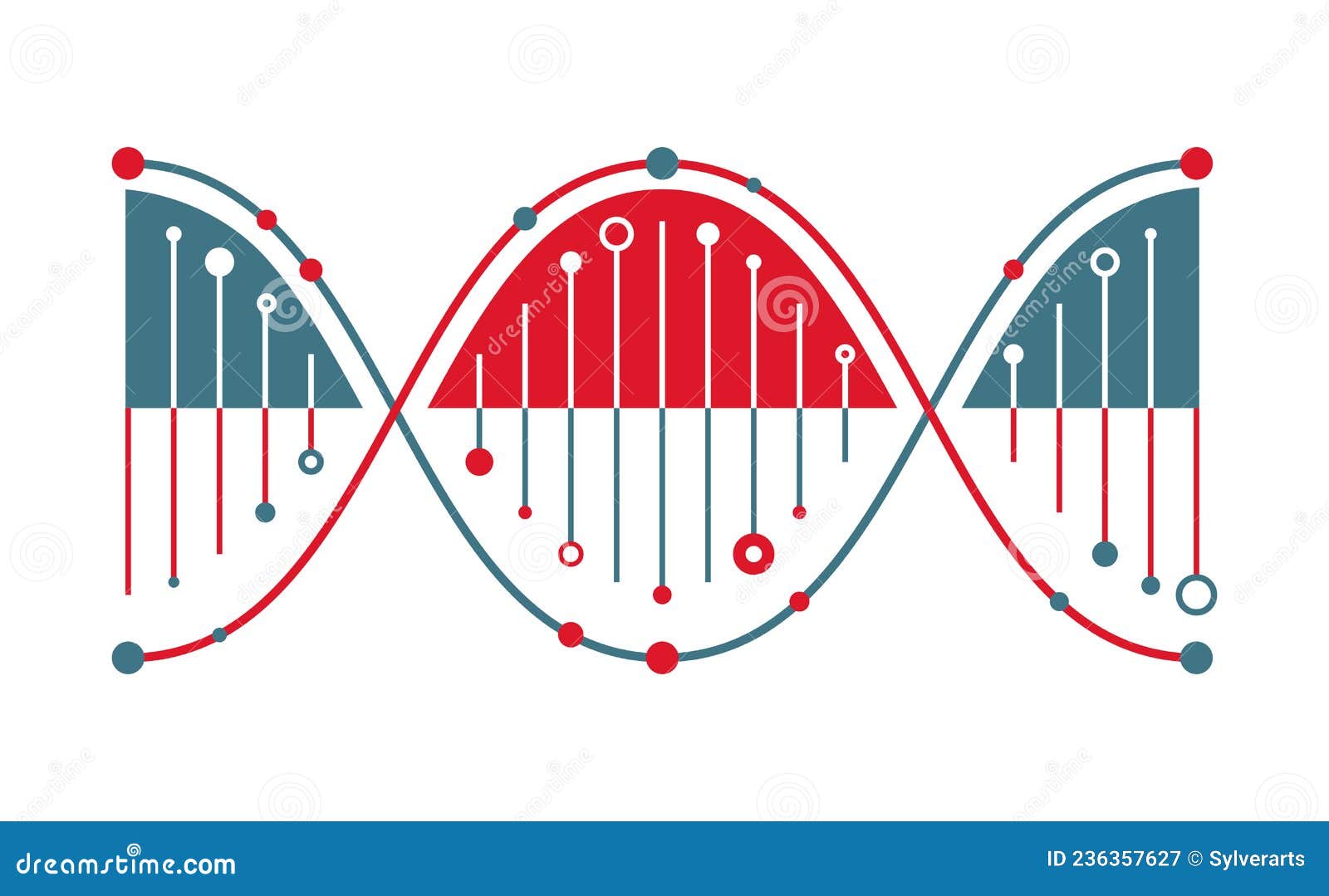 DNA Strand Vector Illustration Isolated Stock Vector - Illustration of ...