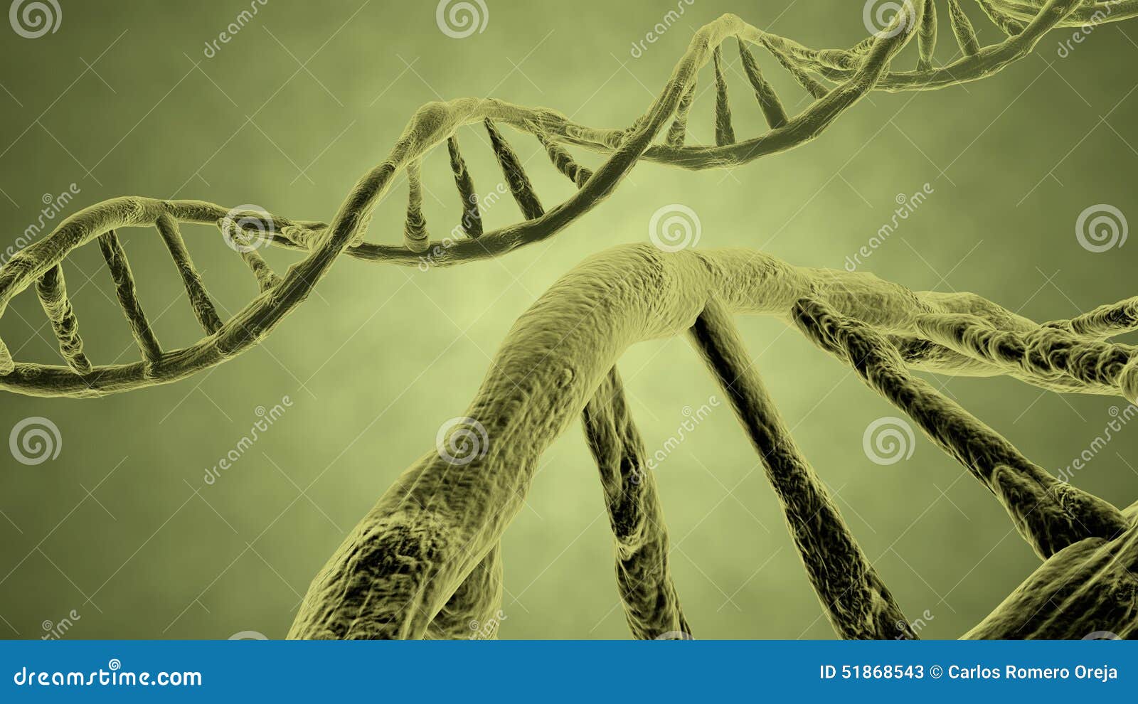 DNA strand yellow stock illustration. Illustration of genes - 51868543