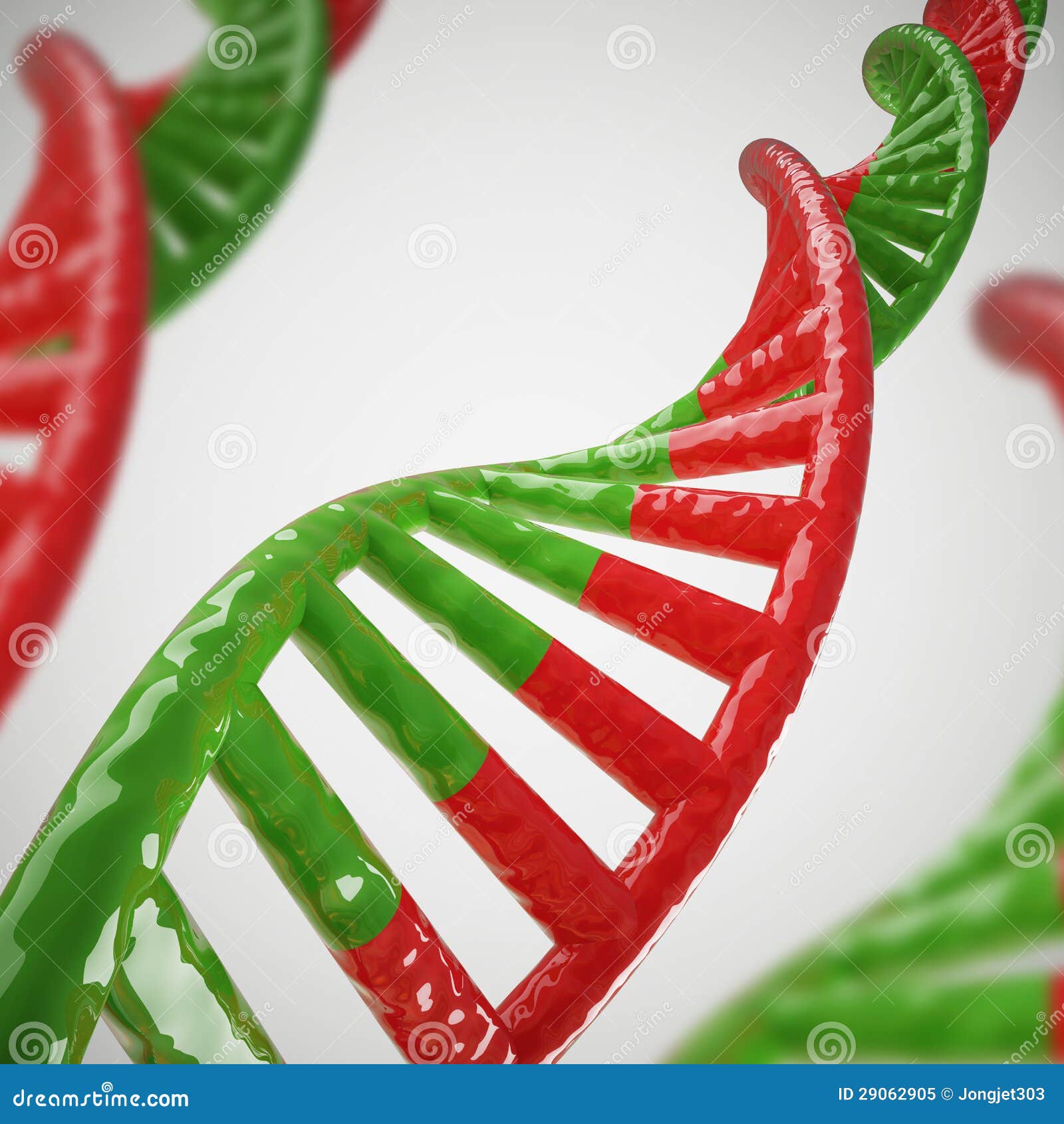 DNA Strands 3D model stock illustration. Illustration of biochemistry ...