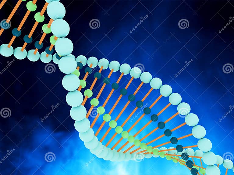DNA Strands stock illustration. Illustration of energy - 465483
