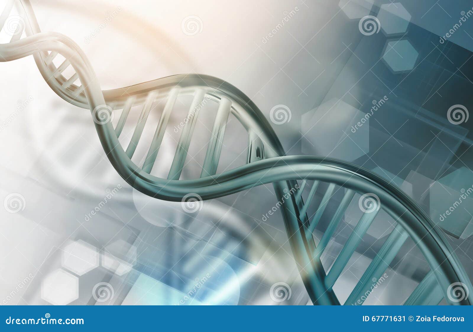 DNA strands background stock illustration. Illustration of genetics ...