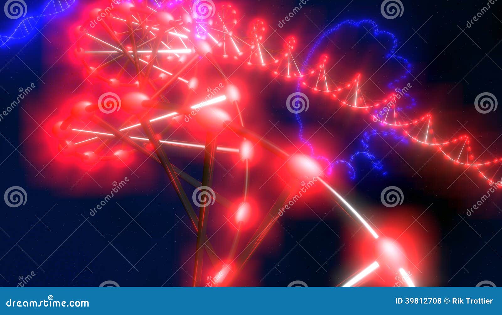 DNA stock illustration. Illustration of metal, light - 39812708