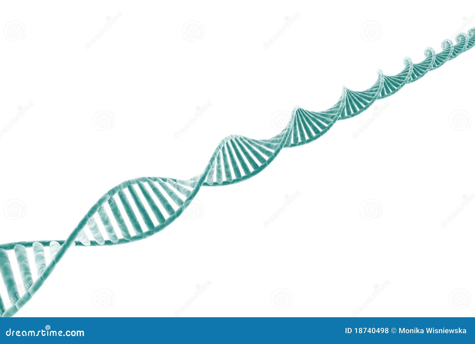 DNA-Strang stock abbildung. Illustration von genetik - 18740498