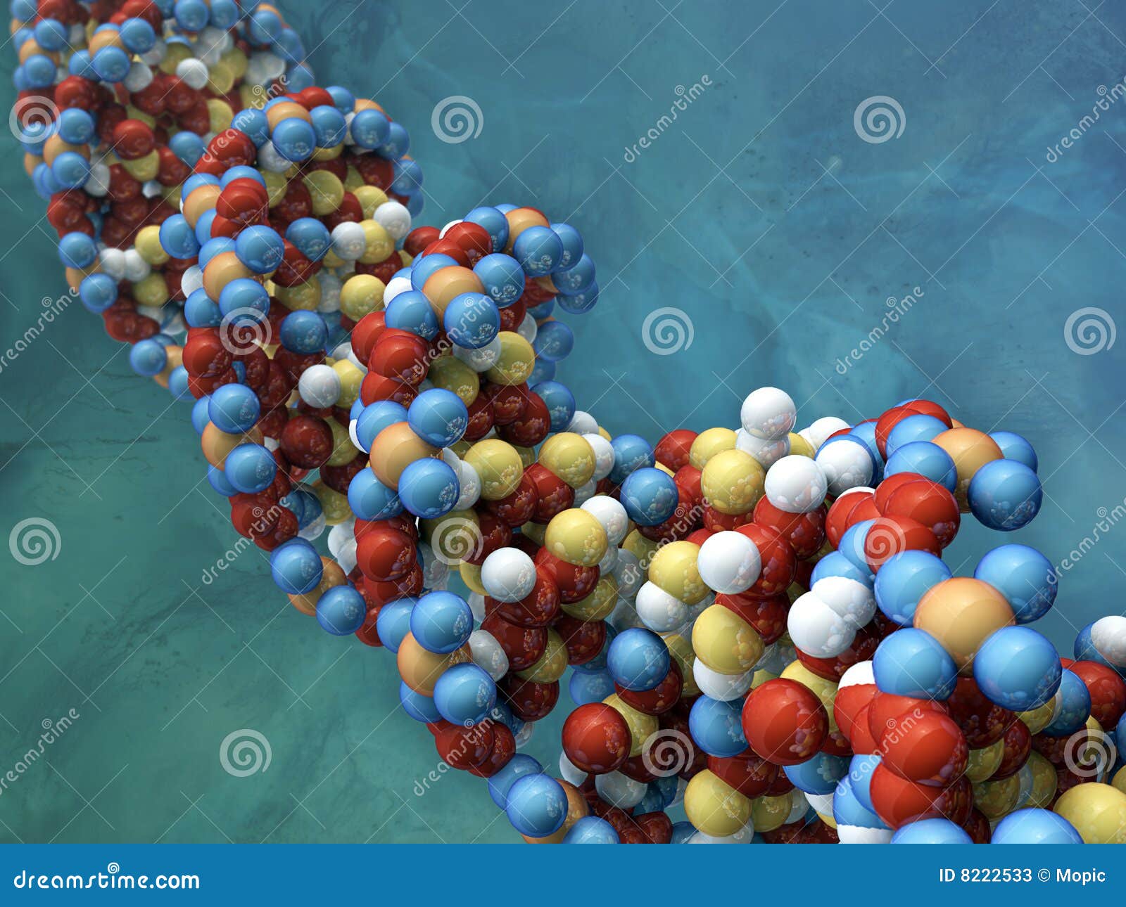 DNA-Strang stock abbildung. Illustration von genetisch - 8222533