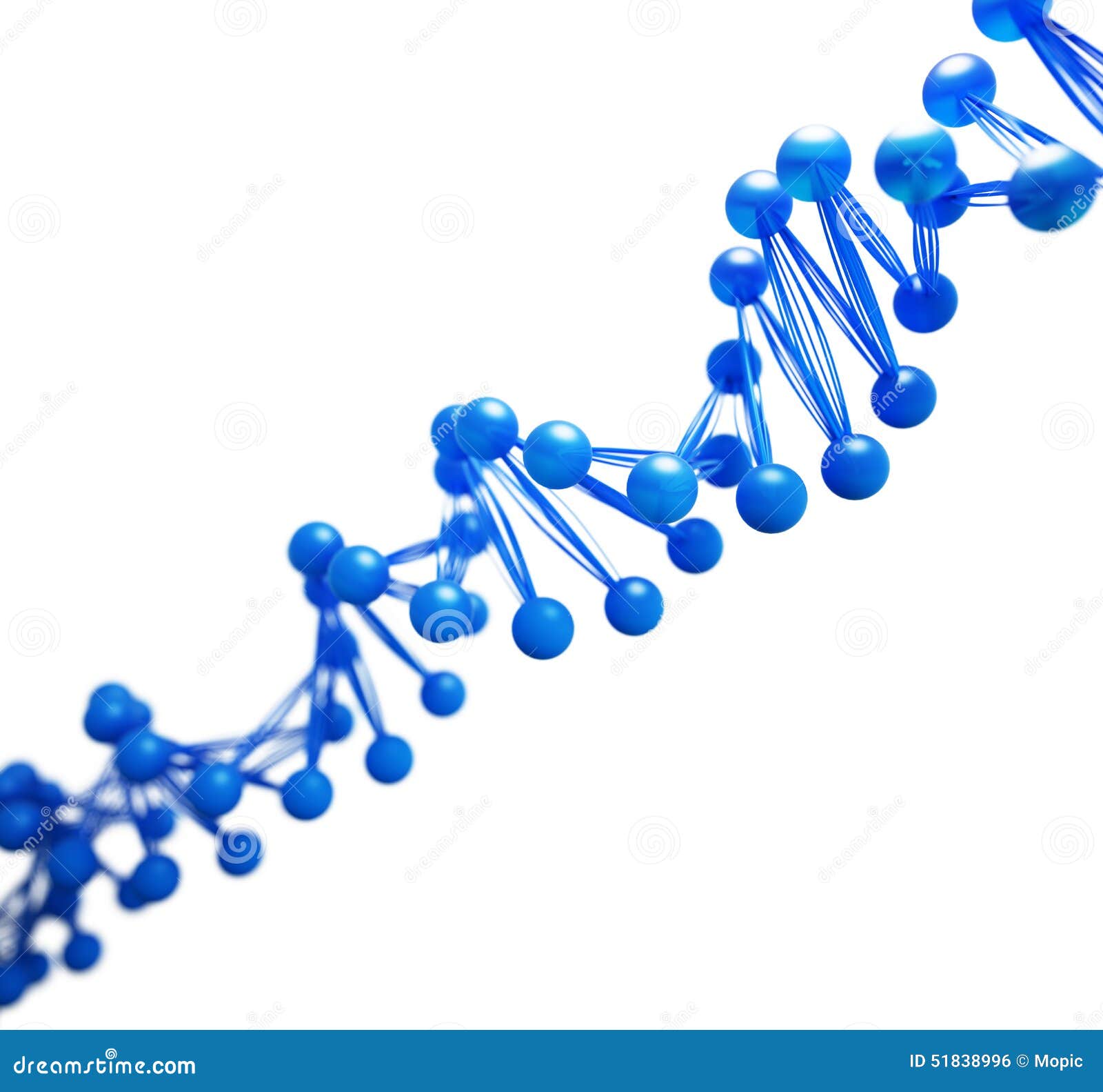 DNA-Strangs-Modell stock abbildung. Illustration von innovation - 51838996