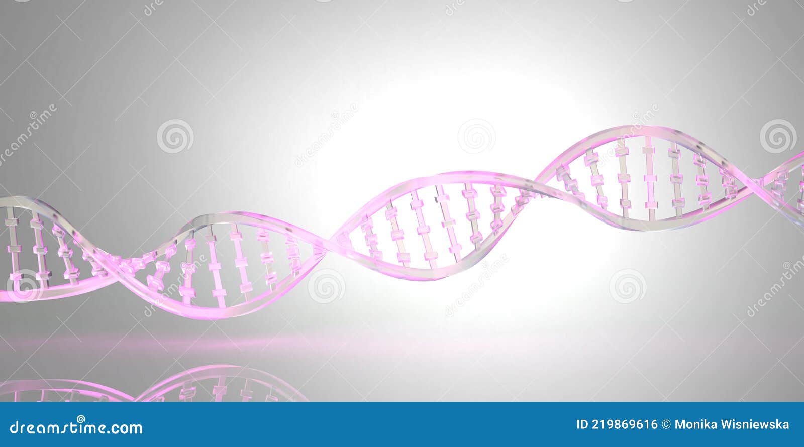 DNA Chromosome Banner Concept. Science Technology Vector Background For ...