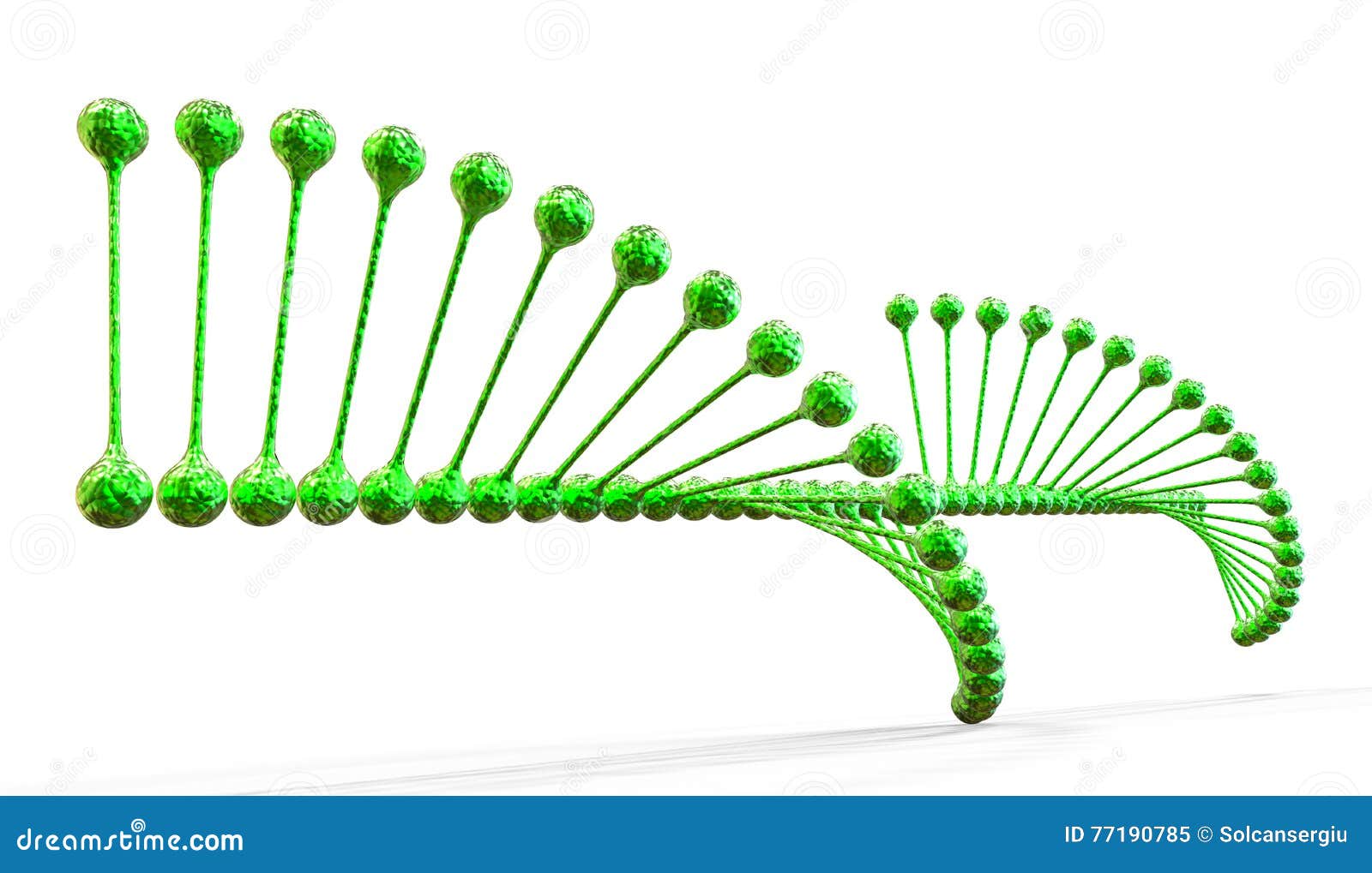 DNA string stock illustration. Illustration of biology - 77190785