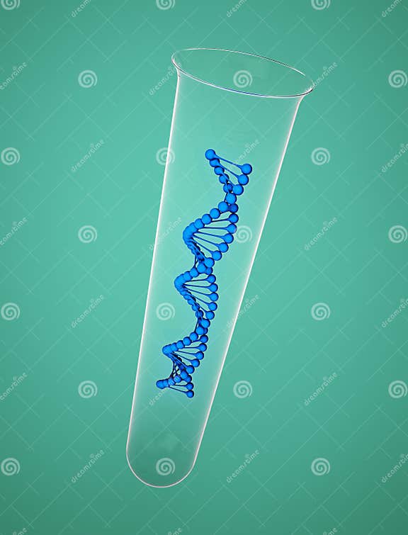DNA string test stock illustration. Illustration of medical - 19380906