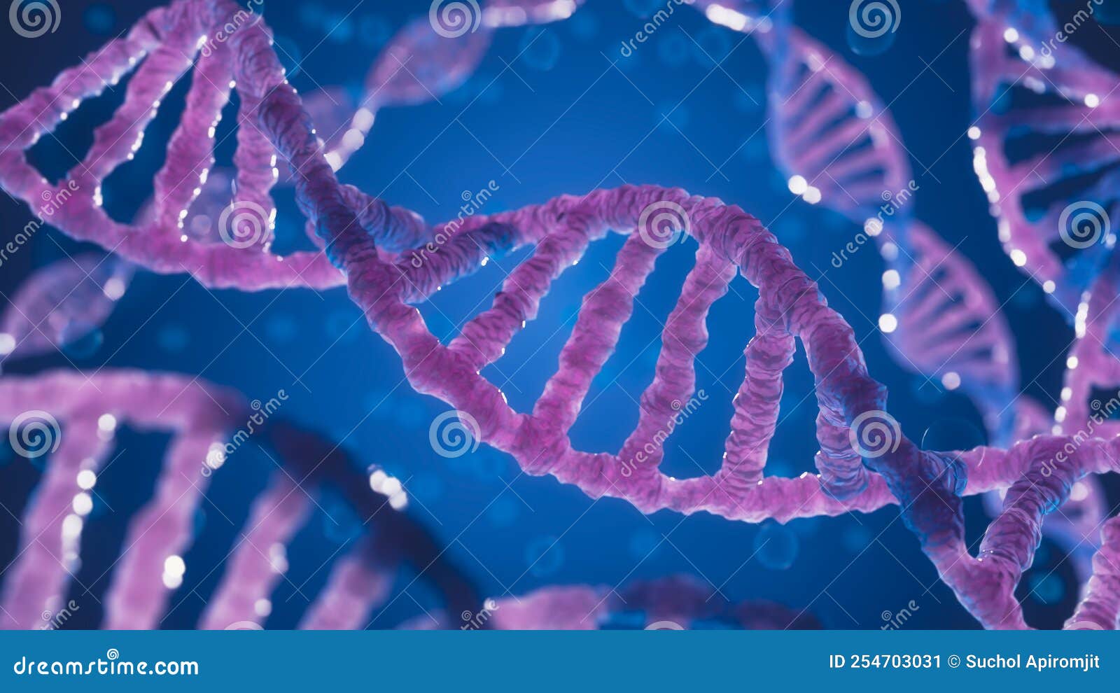DNA Structure. DNA Biotechnology Science Medicine Genetic Concept Stock ...