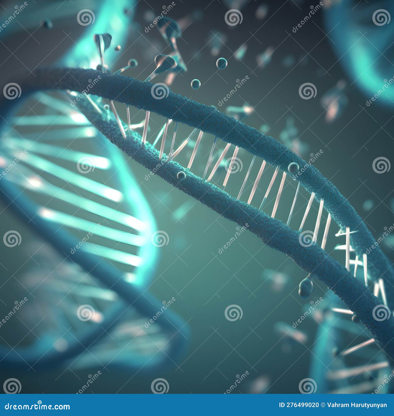 Dna structure created stock illustration. Illustration of scientific ...