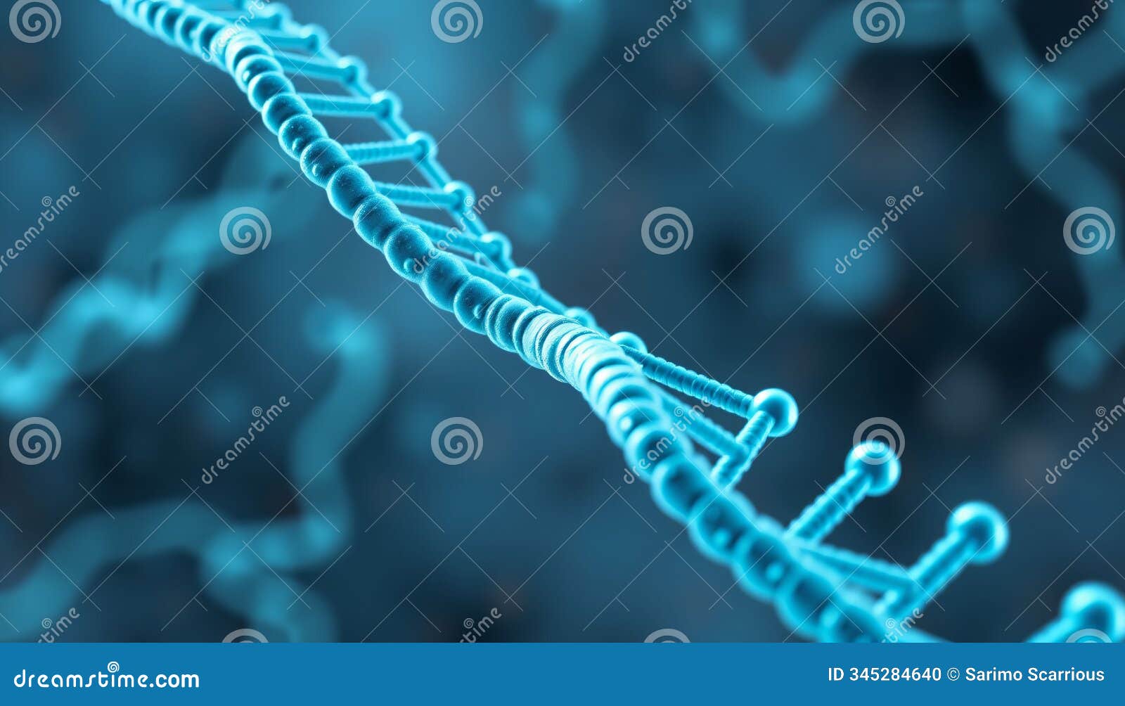 DNA Structure: an in-Depth Look at Genetic Information Stock ...