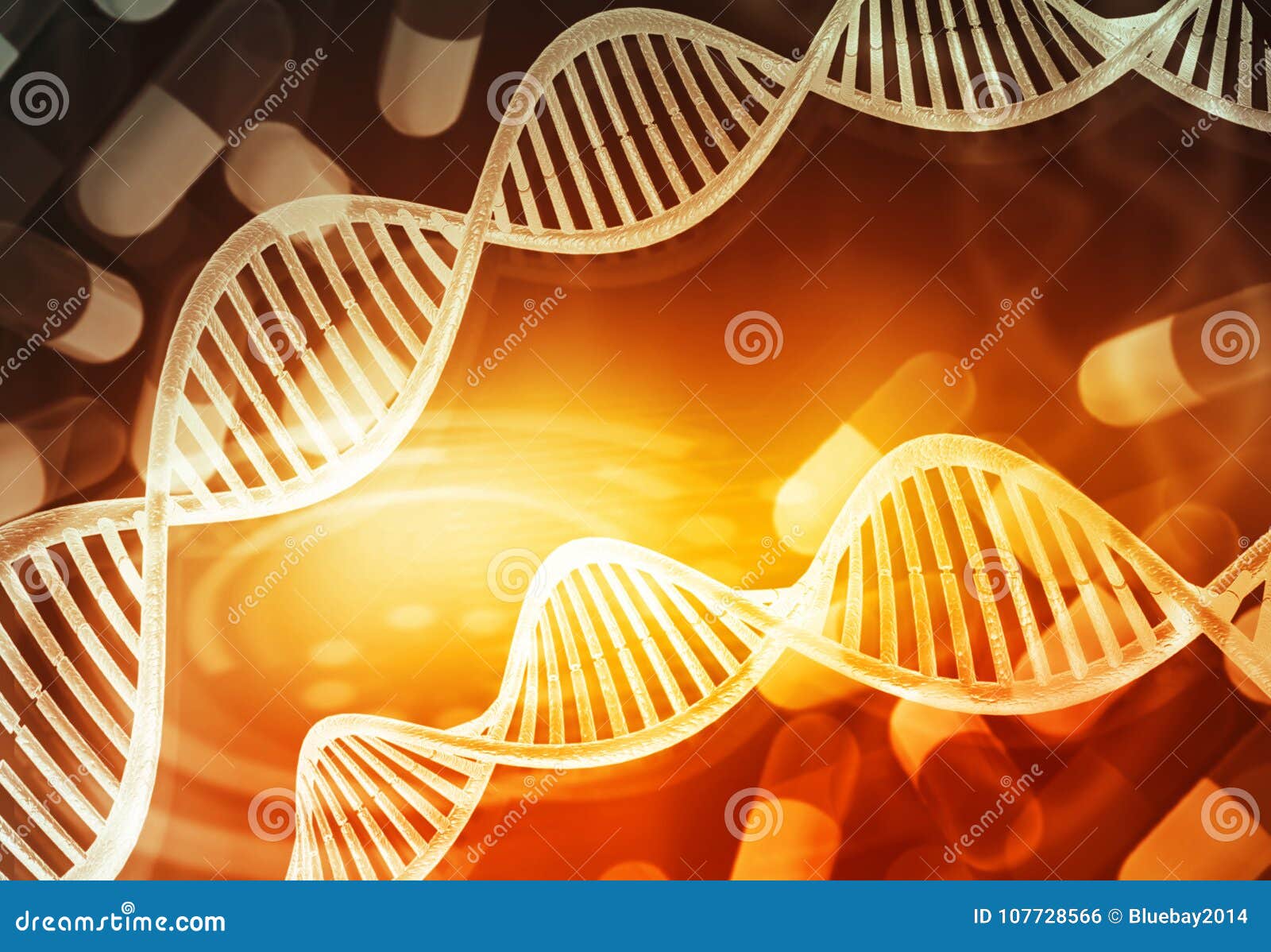 DNA structure stock illustration. Illustration of education - 107728566