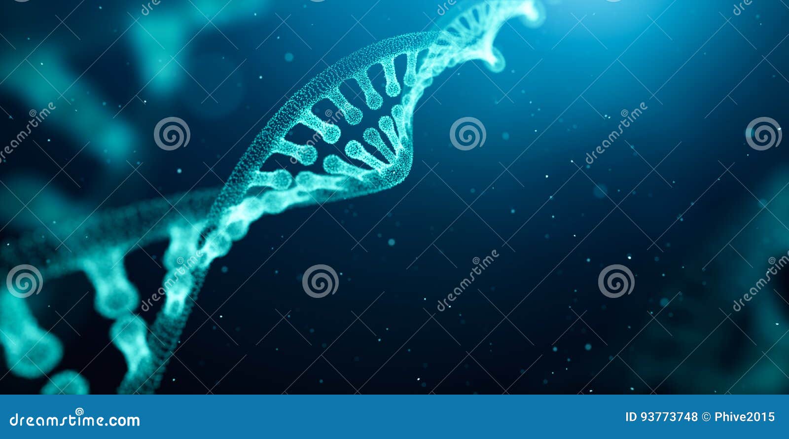 DNA Structure Over Abstract Background Stock Illustration ...