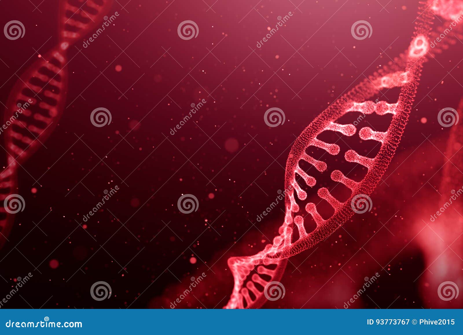 DNA Structure Over Abstract Background Stock Illustration ...