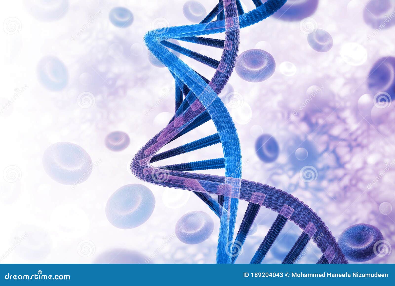 DNA Structure on Scientific Background Stock Illustration ...