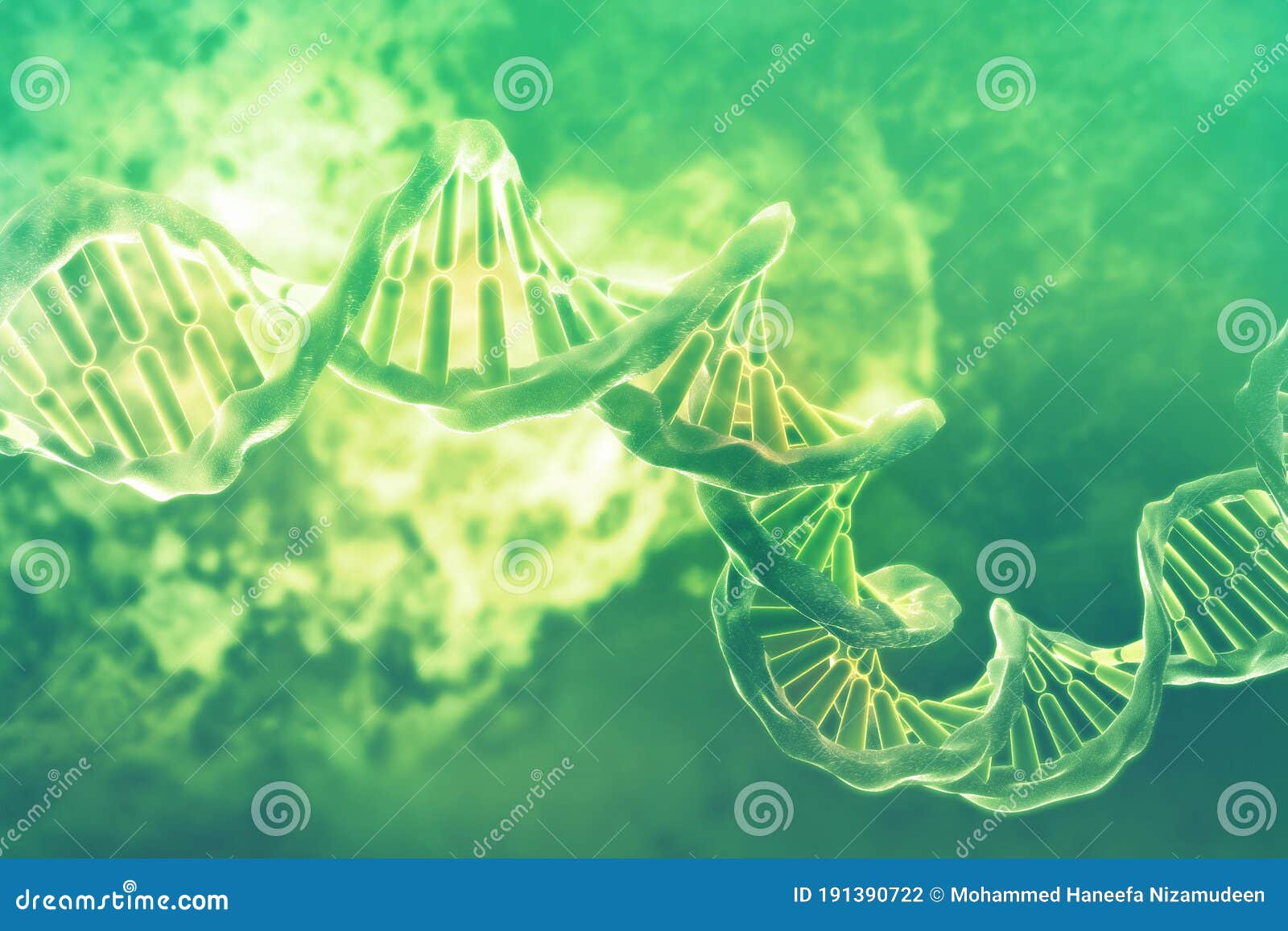 DNA Structure on Scientific Background Stock Illustration ...