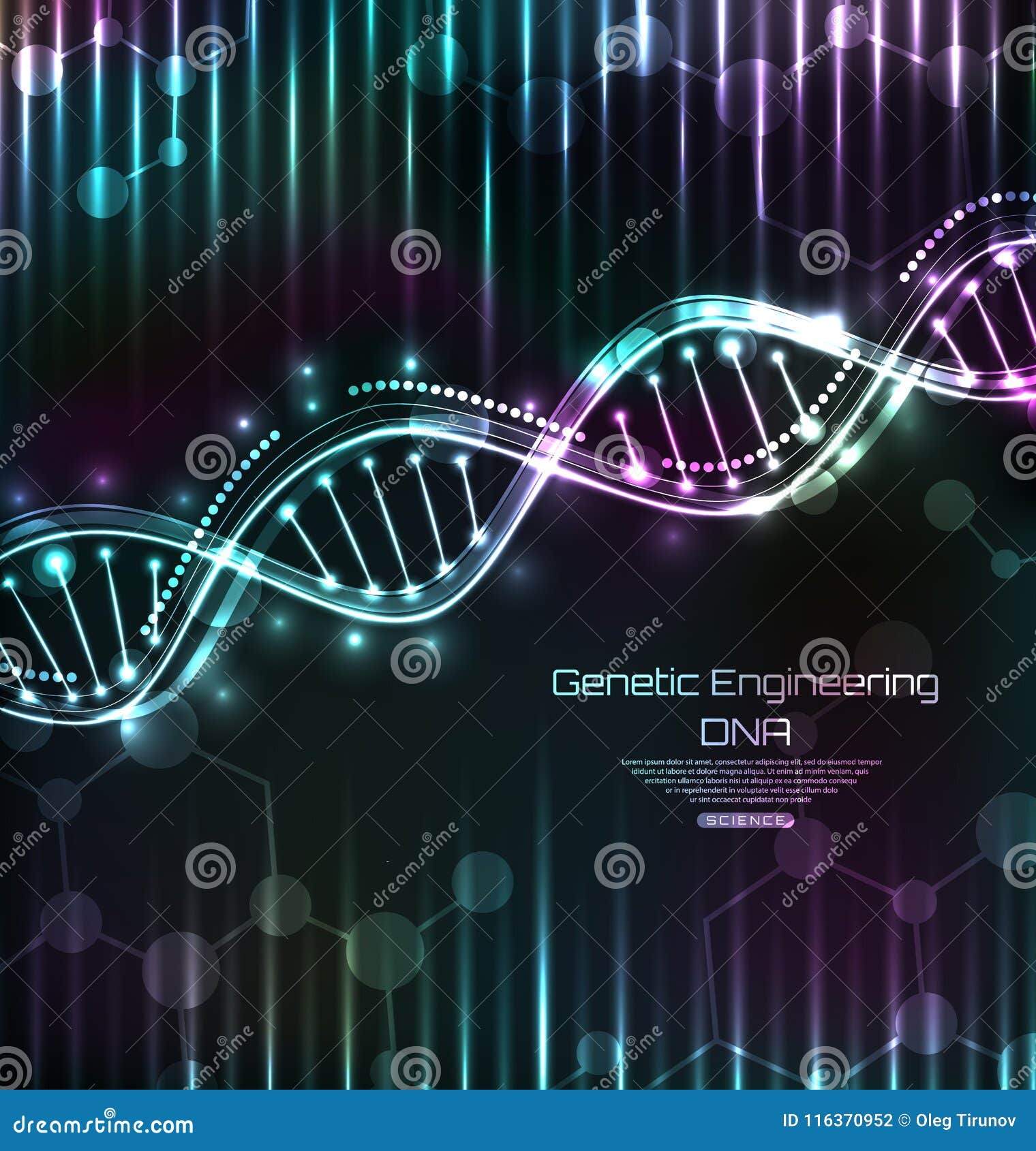 DNA Structure, Spiral, Science Template, Medical Background Stock ...