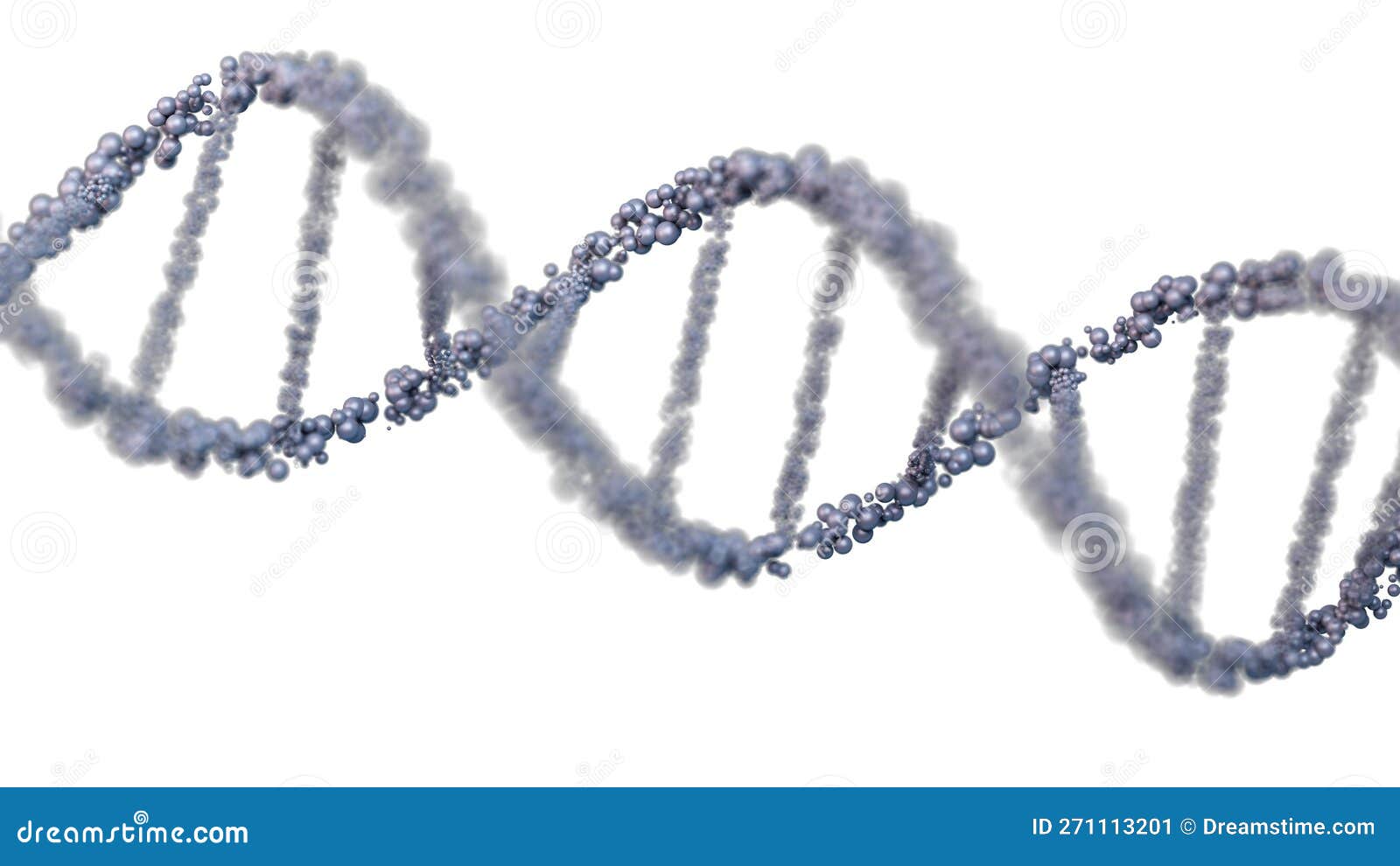 Dna Structure Seen Under a Microscope. Genetic Information Molecules ...