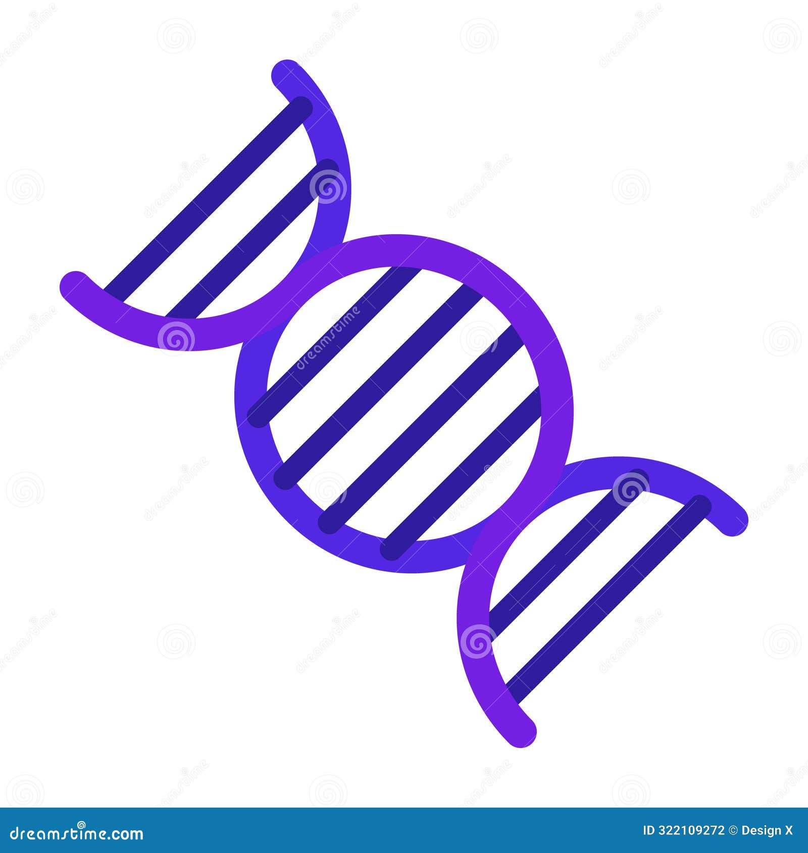 DNA Symbol Icon Vector Icon. DNA Sign Illustration Stock Vector ...