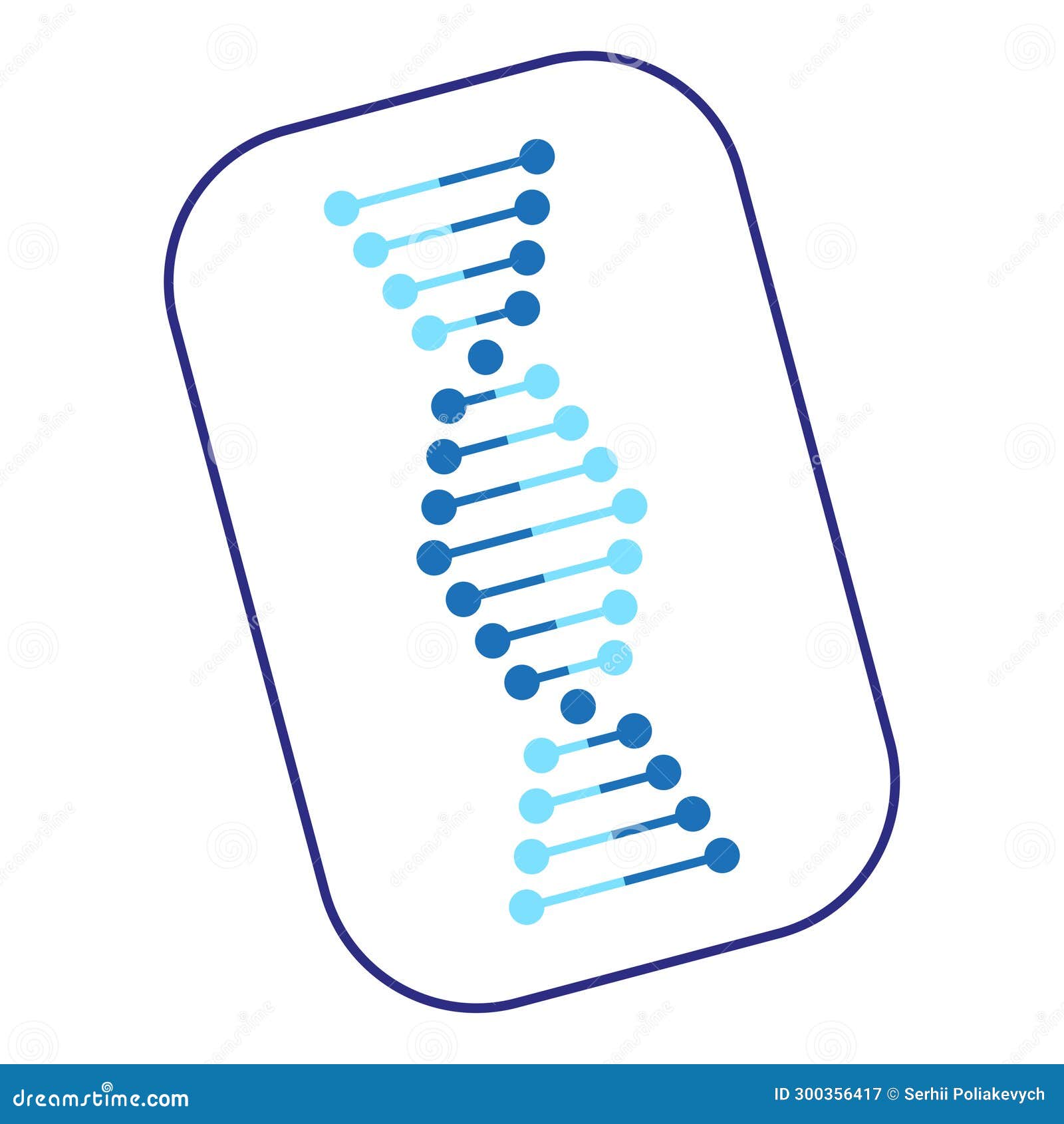 DNA Symbol. Vector Illustration. EPS 10 Stock Vector - Illustration of ...
